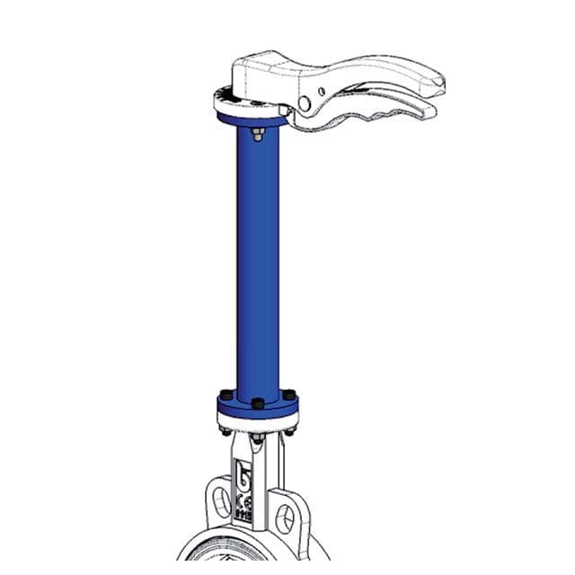 500mm Stem Extension for Brandoni Butterfly Valves