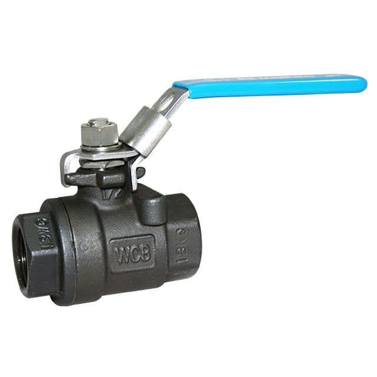 Carbon Steel Ball Valve - 2-Piece Body Full Bore BSPP Female