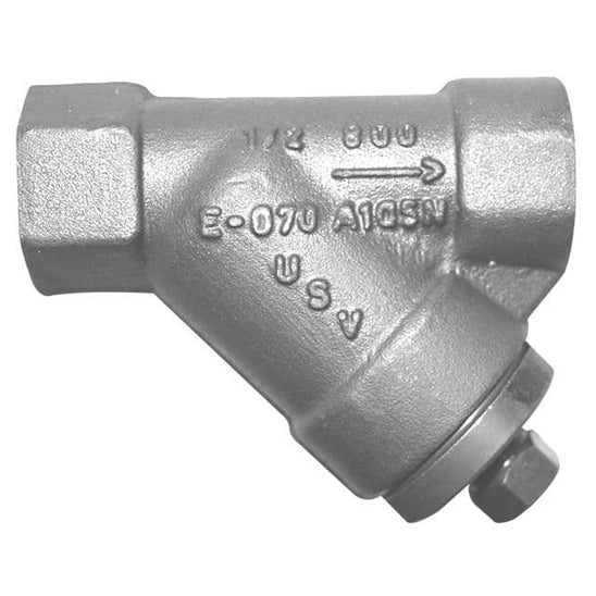Forged Stainless Steel Y Strainer - Screwed BSPT CL800 F316L