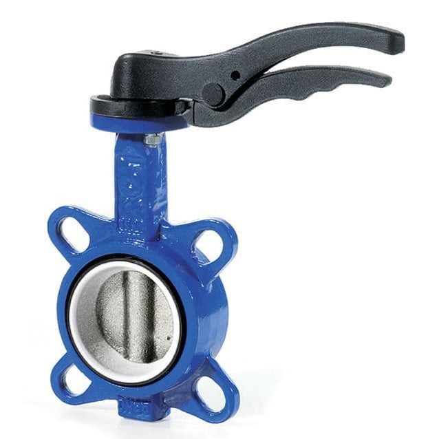 Wafer Butterfly Valve - Stainless Steel Disc & PTFE Liner
