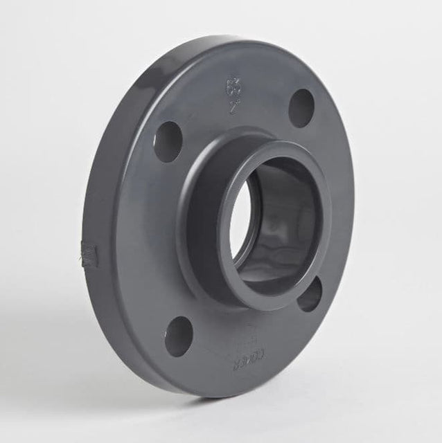 PVC Metric Full Face Flange - NP10/16 Drilled to BS4504
