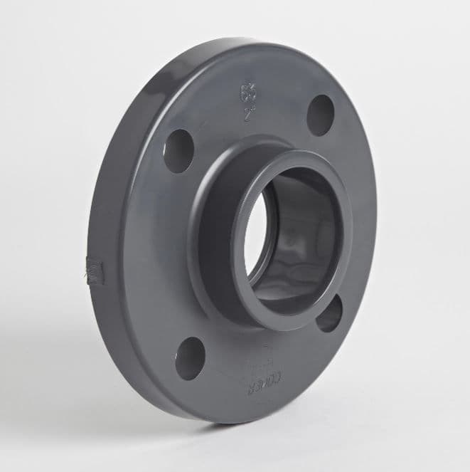PVC Metric Full Face Flange - NP10/16 Drilled to BS4504