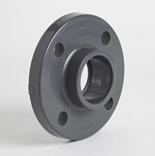 PVC Metric Full Face Flange - Universally Drilled